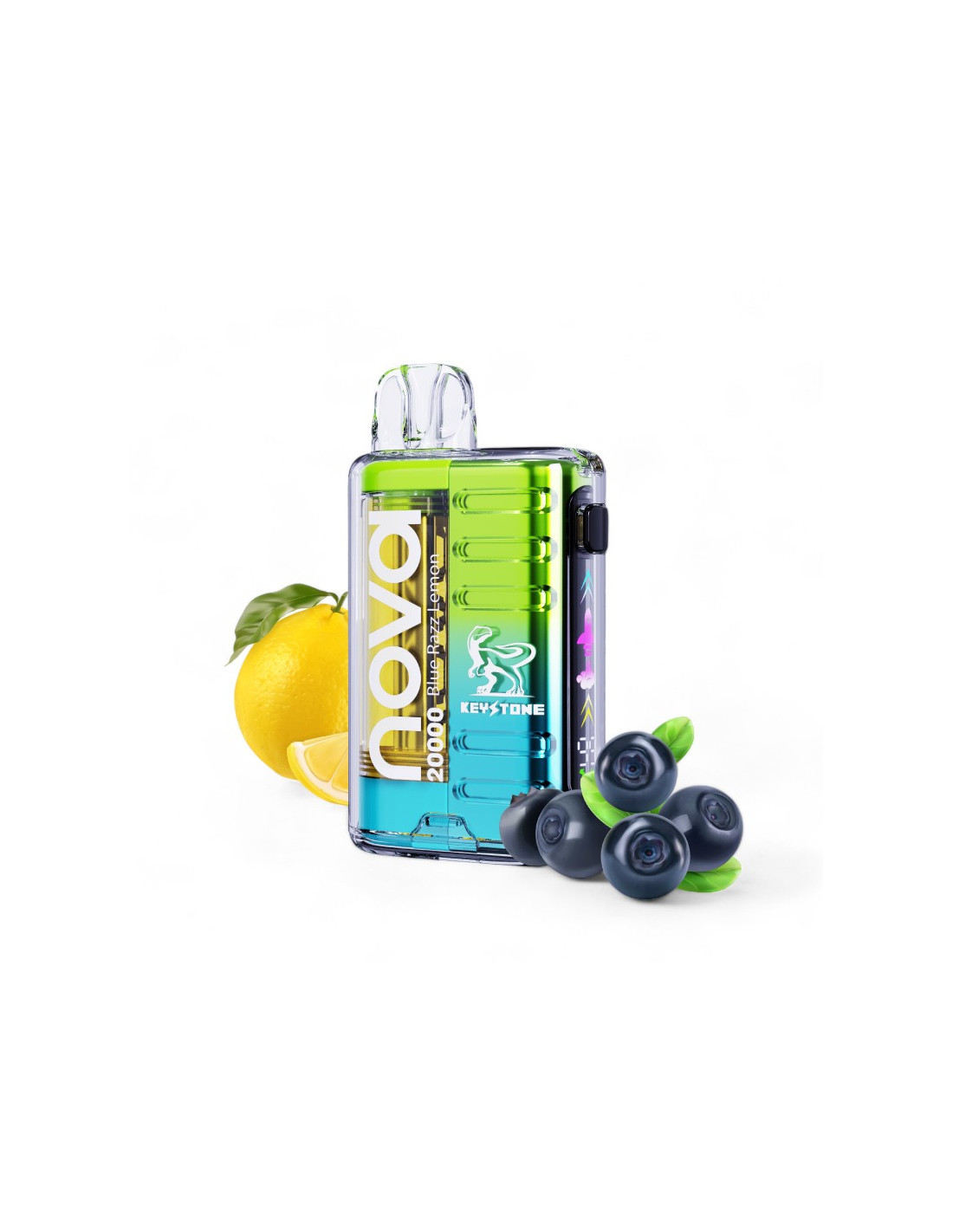 VAPORIZADOR DESECHABLE NOVA 20000 PUFF 0% – BLUE RAZZ LEMON – OOMA
