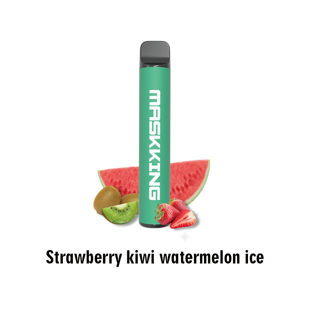 VAPER DESECHABLE STRAWBERRY KIWI WATERMELON ICE 2200 PUFFS 5% ...
